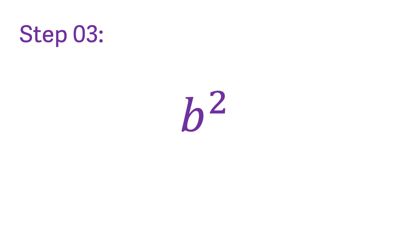 expand perfect squares in simple steps